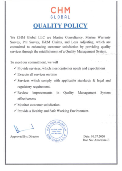 Certifications – CHM Global